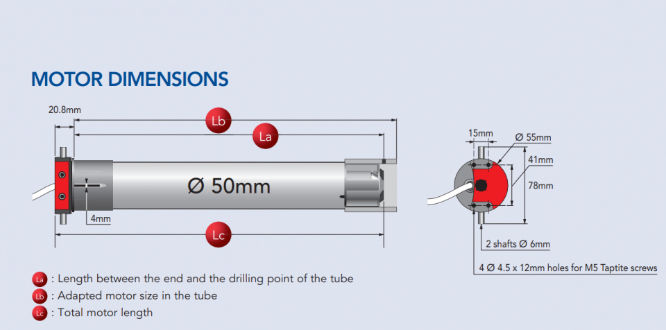 Simu T5 20Nm great for roller shutters and blinds with its low energy use