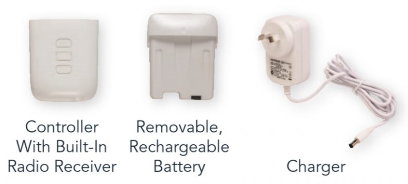 powersmart removable battery li-ion for cwp roller shutters